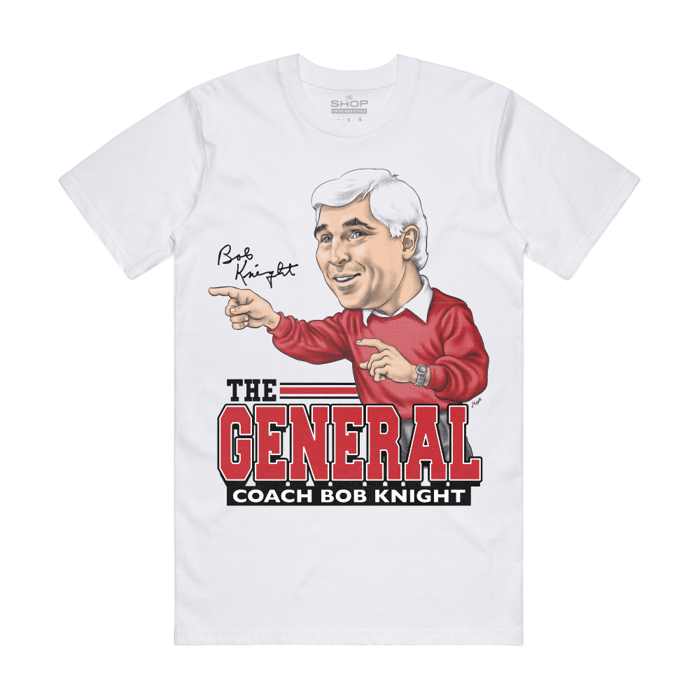 Bob Knight Heavyweight Caricature T-Shirt – The Shop Indy
