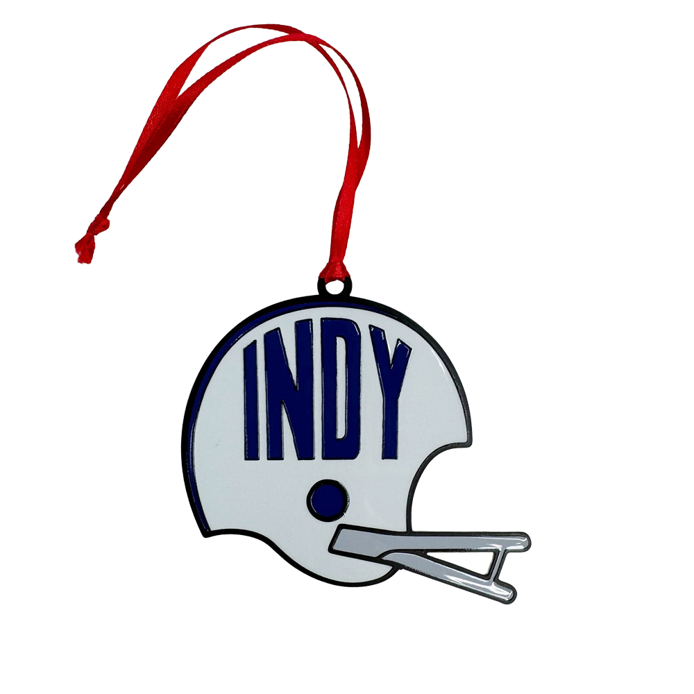 Indy Football 80's Helmet Ornament – The Shop Indy