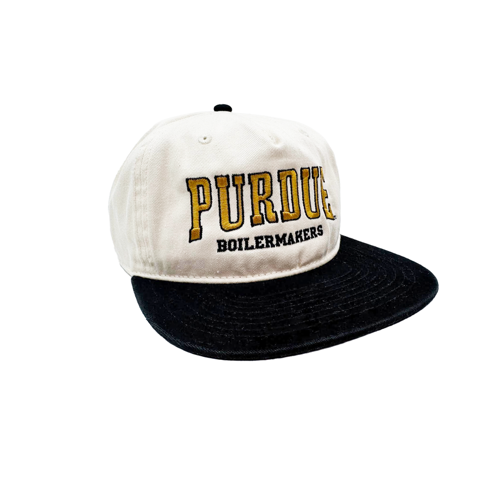 Purdue Bold Wordmark General 2-Tone Hat | Purdue University – The Shop Indy