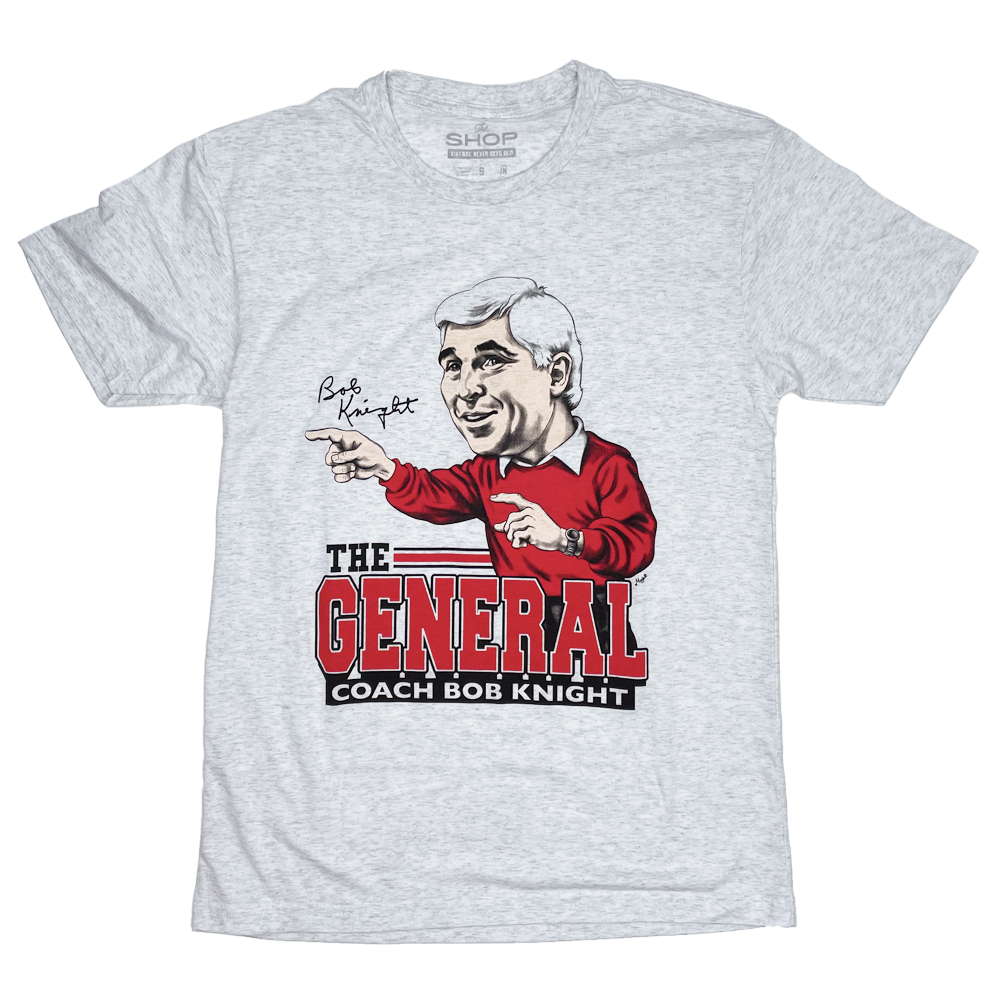 Bob Knight Caricature T-Shirt | Officially Licensed
