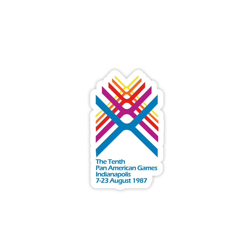 1987 Pan Am Games Sticker | Pan American Sports Organization